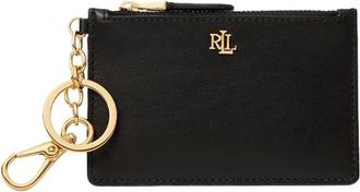 Ralph Lauren Femme, Accessoires, Noir, Taille: ONE Size Zip Card Case