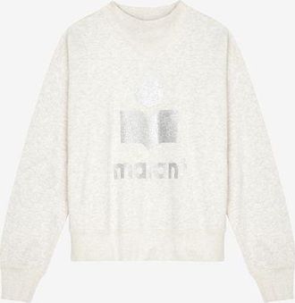 Isabel Marant Sweat Shirt En Coton Moby - Femme - &Eacute;cru - Taille 40 - Marant &Eacute;toile