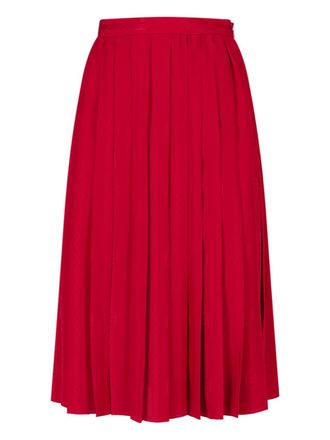 Gucci Midi Skirt In Jacquard Silk