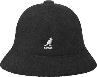 Kangol Bermuda Casual Stoffhut Sommerhut Glockenhut Damen/Herren - Strandhut Unisex Reisehut Fr&uuml;hling-Sommer Sommer - L (58-59 cm) schwarz