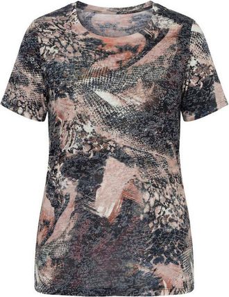 Angel Of Style T-Shirt T-Shirt Comfort Fit W&uuml;sten-Muster Halbarm
