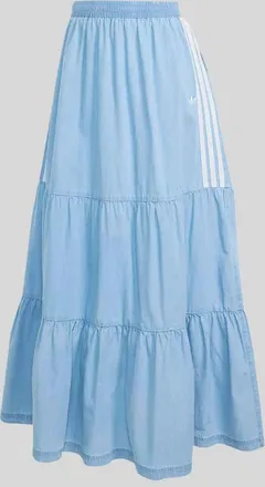 adidas Originals Regular Fit Maxi-Rock aus reiner Baumwolle