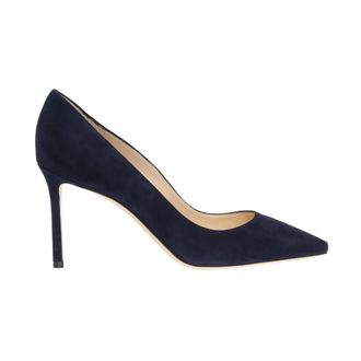 Jimmy Choo London Romy 85 Suede Pump - - Shoes - Damen - Blau - 37 EU