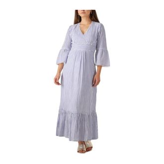 Moliin Hellblaues Midi Kleid Charme - - Dresses - Damen - Blau - L