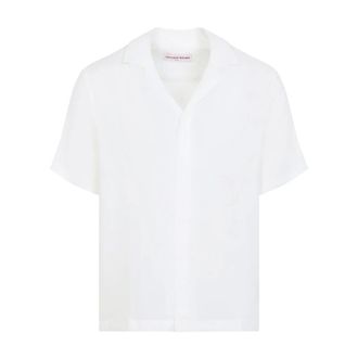 Orlebar Brown Homme, Chemises, Blanc, Taille: XL Maitan II Shirt