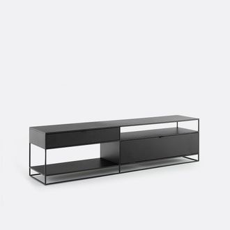 La Redoute Interieurs Meuble Tv En M&eacute;tal Acier Largeur 200 Cm Miva