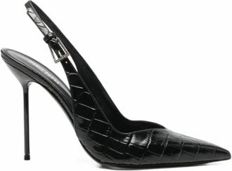 PARIS TEXAS Escarpins Lidia Slingback - Femme - Chaussures - Noir - Taille: 40 EU