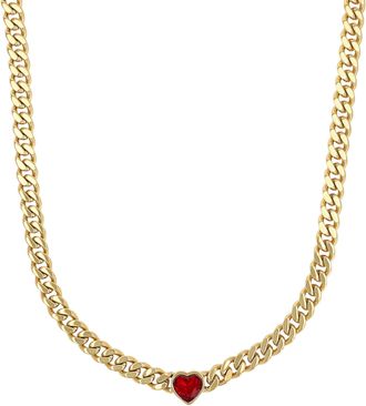 s.Oliver Halsband Edelstahl Damen Halsschmuck, mit Kristall, Kommt in Schmuck Geschenk Box