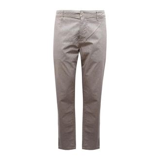 Brooksfield 205A.c161 Slim Fit Printed - - Trousers - Herren - Beige - 3XL