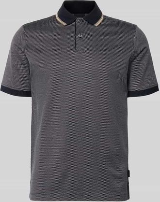 Bugatti Regular Fit Poloshirt mit Polokragen und kurzer Knopfleiste