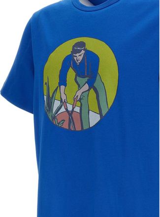 J.W.Anderson Graphic Print T-Shirt - Blue