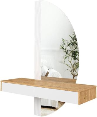 Vicco Coiffeuse Melisa, Blanc, 120 cm avec &eacute;clairage LED, Vicco