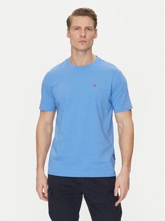 Napapijri T-Shirt Salis NP0A4H8D Blau Regular Fit
