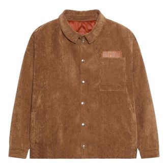 GCDS Corduroy Overshirt - - Jackets - Herren - Braun - 2XL