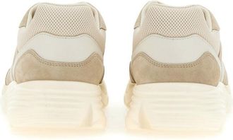 Hogan Logo Calfskin Sneaker - Beige