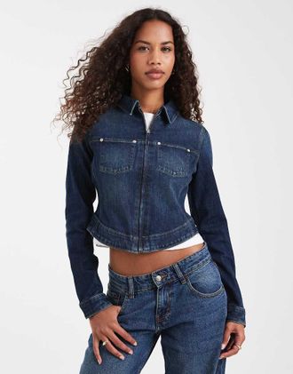 Levi's Veste en jean style camionneur - Bleu fonc&eacute;