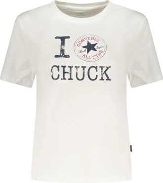 Converse I Love Chuck T-Shirt - - Tops - Damen - Wei&szlig; - L