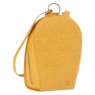 Louis Vuitton Pre-owned Vintage Backpack - Femme - Pre-owned - Jaune - Taille: ONE Size