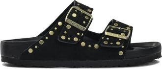 Birkenstock Sandalen - Arizona Rivet Exquisite Sandals - Gr. 37 (EU) - in Schwarz - f&uuml;r Damen