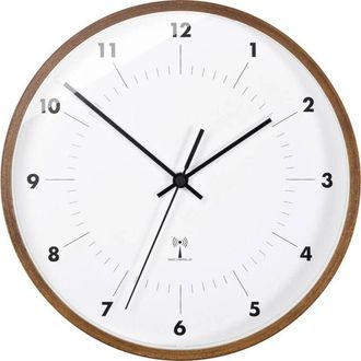 TFA Dostmann Tfa Dostmann - Horloge murale 98.1097 radiopiloté(e) 25.5 cm x 5 cm bois X45374