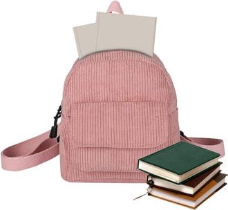 Generic Sac à dos en velours côtelé - Sac à dos décole en velours côtelé | Sac décole vintage décontracté pour filles | Sac à dos tendance pour ordinateur por