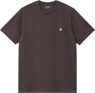 Carhartt Work in Progress Homme, Tops, Brun, Taille: L S/S Chase T-Shirt