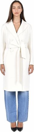 Max Mara Femme, Manteaux, Blanc, Taille: 36 FR Cosetta Coat