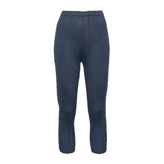 Issey Miyake Damen, Hosen, Blau, XLGr&ouml;&szlig;e
