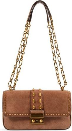 Michael Kors Sac &eacute;paule Tribeca en cuir su&eacute;d&eacute;