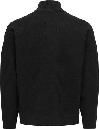 Only & Sons Troyer ONSCARTER REG JAQUARD 1/2 ZIP OTL Viskosemischung, regular fit