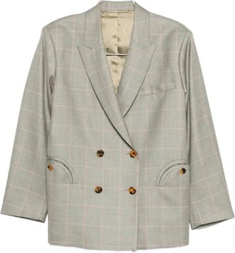 Blaz&eacute; Milano Femme, Vestes, Gris, Taille: 36 FR Wool Giacca