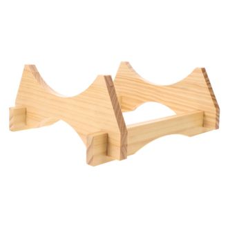 Garneck Holzst&auml;nder f&uuml;r Eichenfass Getr&auml;nkespender Stabiler Dekorativer Halter f&uuml;r Whiskey- Bier Wasserkr&uuml;ge Vielseitiger Standfu&szlig; f&uuml;r Zuhause und Bar Langleb