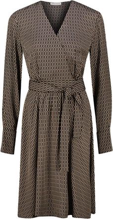 Marc O'Polo Damen Wickelkleid aus Viskose