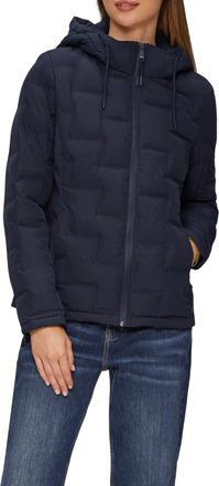 s.Oliver Leicht wattierte Jacke im Fabricmix mit Pr&auml;gung