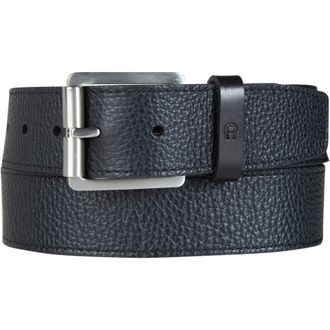 Aigner Herren G&uuml;rtel schwarz Leder