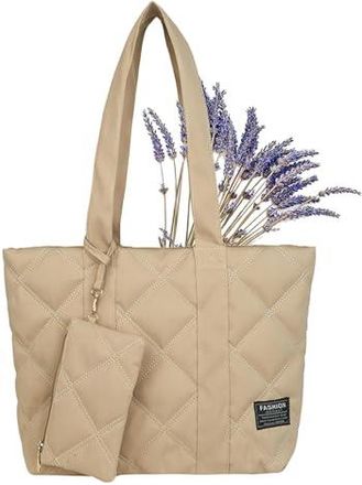 Generic Grand sac fourre-tout pour femme, grand sac &agrave; bandouli&egrave;re avec petit portefeuille | Sac &agrave; provisions de voyage, sac de voyage pour femmes, maman, ense