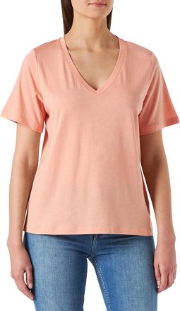 Part Two Part Two Damen Pixipw Ts Relaxed Fit T-Shirt, Coral Pink, Large