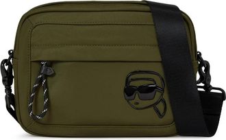 Karl Lagerfeld Crossbody Bags - IKON NYLON UMHÄNGETASCHE - Gr. unisize - in Grün - für Damen