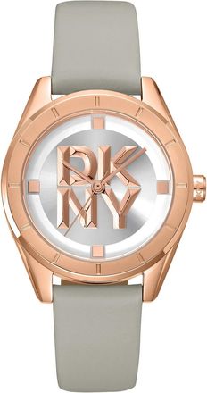DKNY Uhr - Quarzuhr Chambers Midi - Gr. unisize - in Grau - für Damen