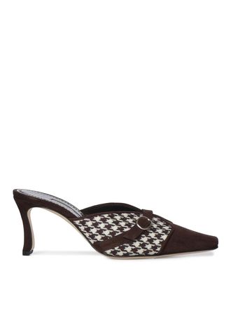 Manolo Blahnik Mules - Marron