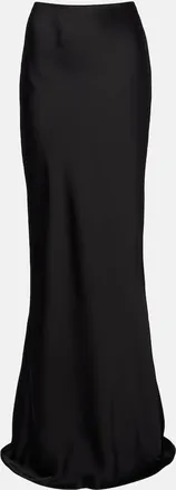 Norma Kamali Maxirock Bias Obie aus Satin