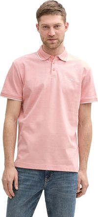 Tom Tailor Herren 1045629 Poloshirt, 37557-Hazy Coral Two Tone, L