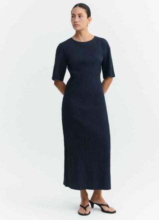 Thinking Mu Thinking MU Damen vegan Kleid Kina Blau