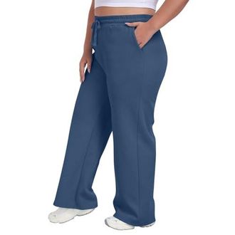Generic Pantalon Jogging Femme D&eacute;contract&eacute; Jambe Large Polaire Pantalon de Surv&ecirc;tement Taille Elastique Confortable Ample 2026 Id&eacute;al pour Les Femmes en rondeu