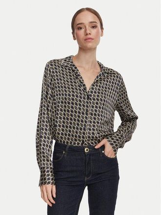 Guess Hemd W6YH23 W2946 Schwarz Regular Fit