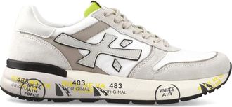Premiata Homme, Chaussures, Multicolore, Taille: 44 EU Baskets Mick Blanches avec Patch Logo