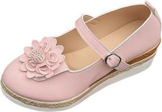 Generic Bottes courtes m&eacute;di&eacute;vales avec boucle - Talon bloc - Bottes de transition - Bottines de transition - Bottes mi-hautes pour femme, Rose, 38 EU