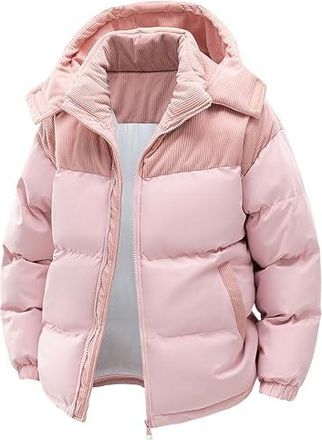 Generic Veste dhiver &agrave; capuche isol&eacute;e pour homme - R&eacute;sistante &agrave; leau - Pour temps froid - Fermeture &eacute;clair compl&egrave;te - Veste &agrave; bulles &eacute;paisse