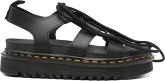 Dr. Martens Femme, Chaussures, Noir, Taille: 40 EU Sandales Noires pour un Look &Eacute;l&eacute;gant