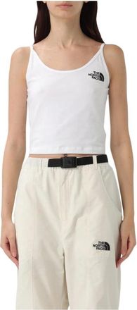 The North Face Femme, Tops, Blanc, Taille: 34 FR D&eacute;bardeur Sans Manches &agrave; Col Rond
